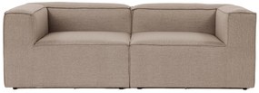 Hanah Home Dvoumístná pohovka FORA hnědá 248 cm