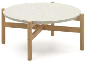 Odkládací stolek palo ø 84,4 cm bílý MUZZA