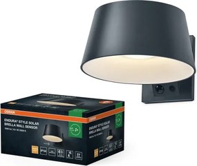 Osram - LED Solární nás. svítidlo ENDURA STYLE LED/10,1W/4,2V 2000 mAh IP54 antr