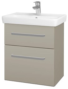 Dřevojas Koupelnová skříň GO SZZ2 55 Varianta: M01 Bílá mat / Úchytka T02 / M01 Bílá mat