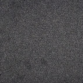 Lano, Metrážový koberec Supersoft 850 tm. šedý, šíře 4m, šedá, ab (mřížka), kancelář