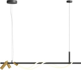 XXXLutz STROPNÍ ZÁVĚSNÉ SVÍTIDLO, 140/150/18 cm MAYTONI - Online Only svítidla - 004353013301
