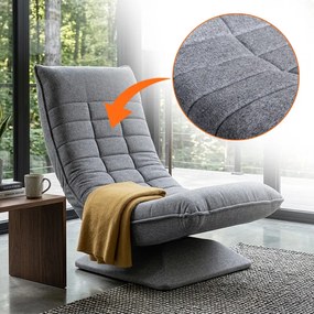 Velaco Rozkládací relaxační otočné křeslo ORION