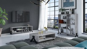 Mazzoni Sestava nábytku VIK Beton Millennium - skříňka POD TV + TV stolek/konferenční stolek + REGÁL | NÁBYTEK DO OBÝVACÍHO POKOJE