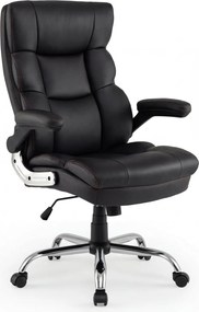 Costway Ergonomická kancelářská židle s rozkládacími područkami a funkcí