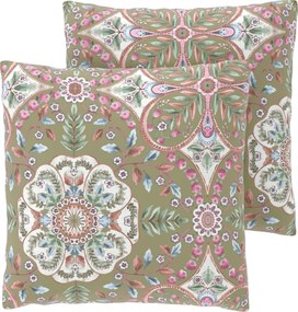 Livarno® Saténový potah na polštář, 60 x 50 cm, 2 kusy (ornamenty)
