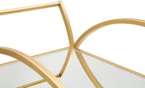 Designový vozík Valerian 70 cm zlatý