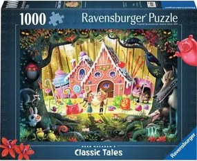 Ravensburger Puzzle Klasické pohádky: Jeníček a Mařenka / 1000 dílků /
