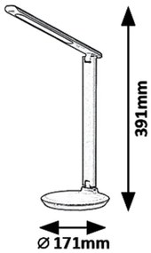 Rabalux 6980 - LED Stmívatelná stolní lampa OSIAS LED/9W/230V