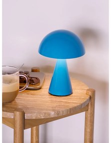 Modrá LED stmívatelná stolní lampa (výška 20 cm) Mush – Hübsch