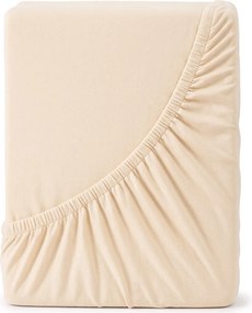 4Home jersey prostěradlo Lycra béžová, 90 x 200 cm