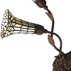 Tiffany stolní lampa Carillon – 34x25x58 cm