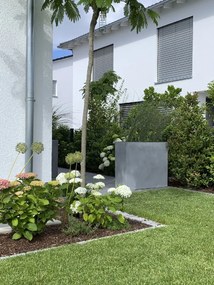 Květináč ELEMENTO, sklolaminát, šířka 88 cm, beton design