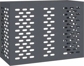 vidaXL Ochrana klimatizace Antracit 110 x 50 x 80 cm Ocel [865906]