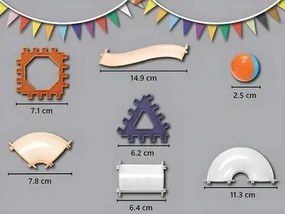 Kuličková dráha Marble Run Blocks / 2D/3D stavebnice / 66 dílků / od 3