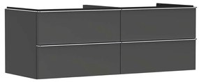 Hansgrohe Xelu Q - Umyvadlová skříňka, 50x136x55 cm, 4 zásuvky, matná šedá/chrom 54087000
