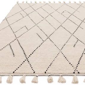 Tribeca Design Kusový koberec Livan Cream Black Linear Rozměry: 120x170 cm