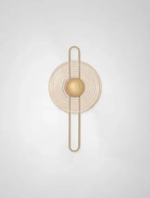 LED zlato-amber nástěnné svítidlo Nous 9W