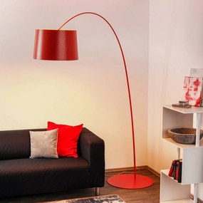 Foscarini Twiggy oblouková lampa stmívač purpurová