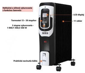 Güde Olejový radiátor OR 2500-11 DT