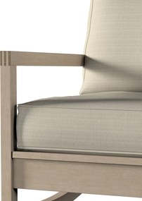 Potah na křeslo IKEA Lillberg barva béžová látka pletený vzor