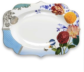 Pip Studio Royal Multi oválný servírovací tác 40x28.5 cm, barevný (hluboký servírovací tác)