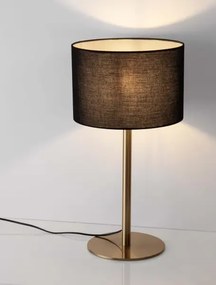 LED černo-zlatá stolní lampa Sibnia