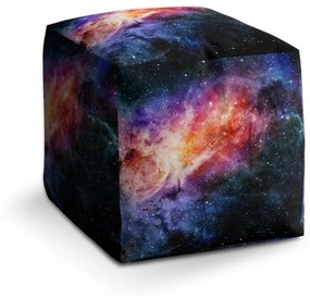 Sablio Taburet Cube Vesmírná záře: 40x40x40 cm