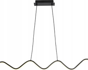 Závěsná lampa Zigzag Led černá 90 cm