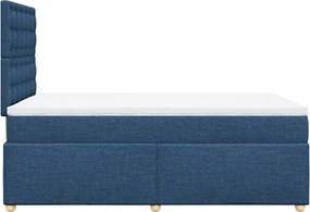 Box spring postel s matrací černá 120x190 cm textil 3291239