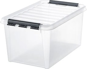 Smartstore Classic Box s víkem, 60 × 40 × 31 cm, 47 l, transparentní