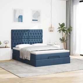 Osmanský rám postele s matrací Blue 140x190cm textil 3314092