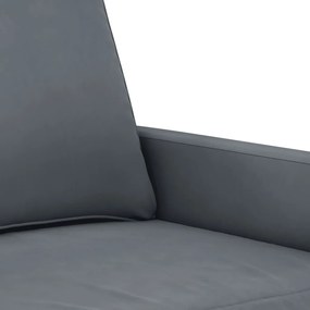 vidaXL 3dílná sedací souprava s polštáři samet [3201955] Barva: světle šedá