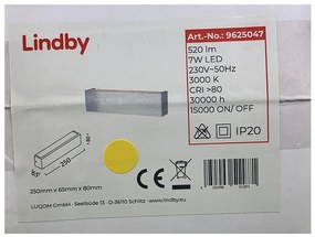 Lindby | Lindby - LED Nástěnné svítidlo RANIK LED/7W/230V | LW1450