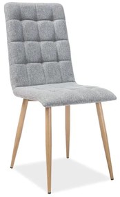 Jídelní židle Olivie (šedá + dub). 1050682