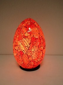 Stolní lampa ART EGG  červená