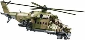 Sluban Model Bricks M38-B1137 Bojový vrtulník MI-24S / LEGO - kompatib