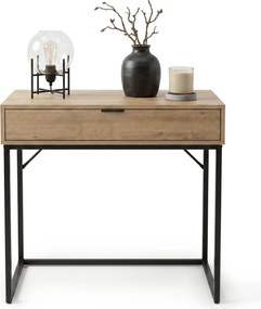 Konzolový stolek Modena 80 cm černý/dub Artisan
