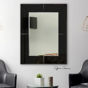 Zrcadlo Meruna Black Rozměr: 100 x 130 cm