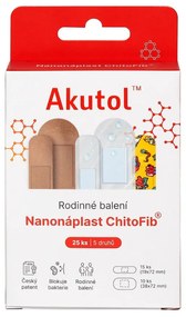 AKUTOL AKUTOL™ Nanonáplast ChitoFib® Rodinné balení