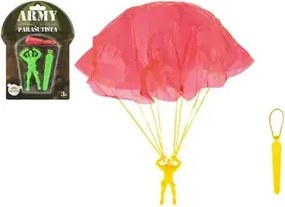TEDDIES Parašutista s padákem / Plast / 9 cm / 2 barvy / na kartě / od
