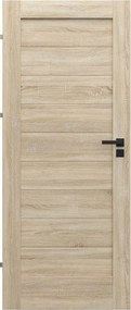 Porta doors Interiérové dveře rámové, 80 L, 80 × 197 cm, fólie, levé, Sonoma, plné