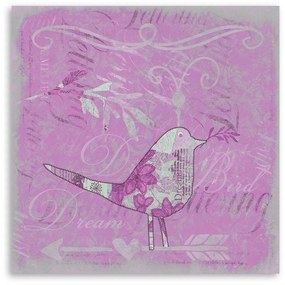 Gario Obraz na plátně Růžový starý papír - Andrea Haase Rozměry: 30 x 30 cm