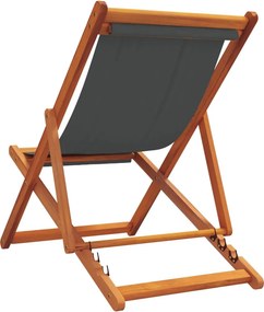 Skládací židle 2 ks šedé látky 3214493