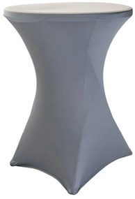 Elastický ubrus EXTREME na koktejlový bistro stůl 70-80 cm VÍCE BAREV Barva ubrusu: SVĚTLE ŠEDÁ / SILVER