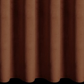 ZATEMŇOVACÍ ZÁVĚS NA PÁSCE MELANIE 140X270 CM SVĚTLE HNĚDÝ