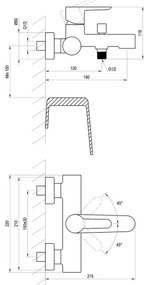 Ravak X070169 - Vanová baterie PURI lesklý chrom