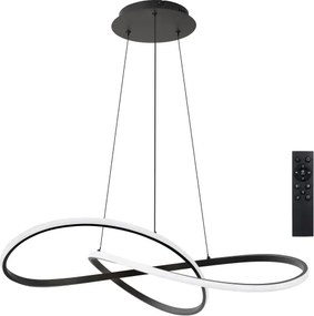 Brilagi - LED Stmívat. lustr na lanku INFINITY LED/80W/230V 80x80 cm černá + DO