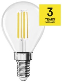 Emos lighting LED žárovka Filament Mini Globe / E14 / 5,9 W (60 W) / 806 lm / neutrální bílá 1525731450