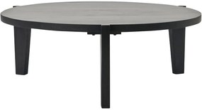 OnaDnes -20% House Doctor Černý mangový kulatý konferenční stolek Bali 110 cm